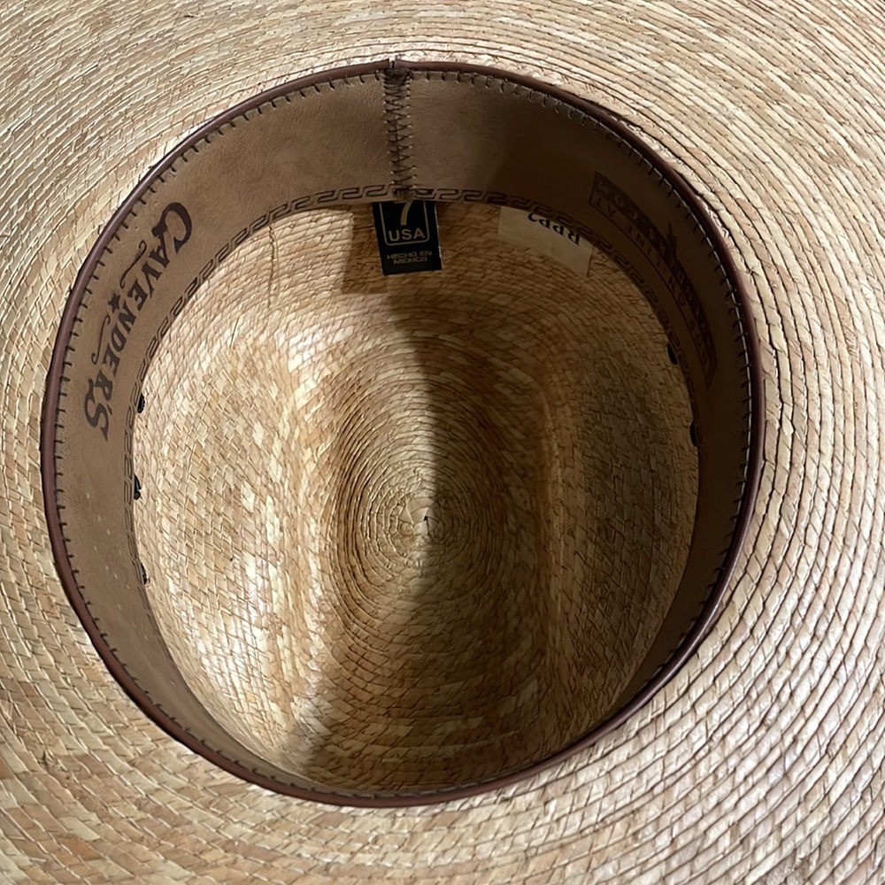 Cavenders Straw Cowboy Hat Size 7 - Gem
